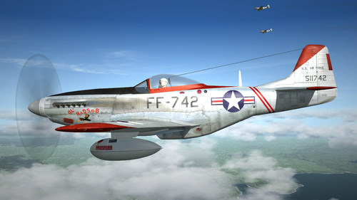 New skins Korean War in 4K for F-51D/K from FastCargo - P-51 - CombatACE